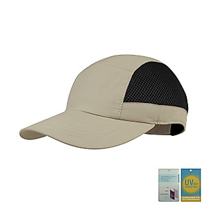 Juniper Casual Outdoor Cap, One Size, Khaki/Black