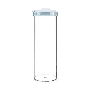MYLFL Kitchen Storage Box Creative Storage jar Sealed Storage Noodles Kitchen Hanging Noodle Storage Box Round Pasta Storage Bucket Blue