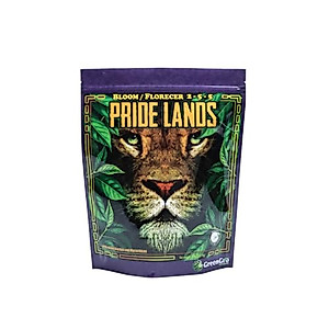 Pride Lands Premium Organic Bloom Fertilizer with NO Fillers, Bigger Buds and Flowers, Brighter Plants with Our Complete Bloom Nutrients, Recharge Soil and Boost Growth with Optimal Blend of NPK, 5 lb