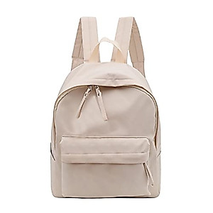 Men And Women Adult Fashion Solid Color Nylon Zipper Large Capacity Student Mini Sunflower Backpack Purse