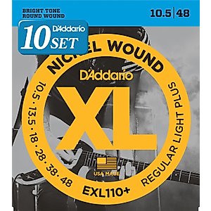 .010-.046 Guitar String Extra D'Addario XL Nickel Wound EXL110+