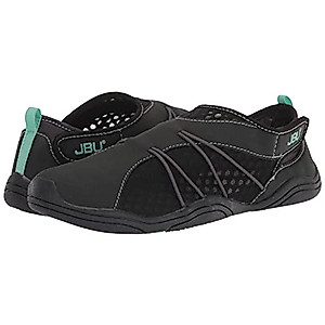 JBU by Jambu Women's Storm Water Ready Shoe, Black/Teal, 11