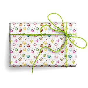 arkamii premium wrapping paper set of 4 sheets size 34 x 25 inch cute pet child (18-8681)