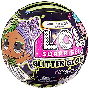 LOL Surprise Glitter Glow Doll Cheer Boo with 7 Surprises, Halloween Dolls, Accessories, Limited Edition Dolls, Collectible Dolls, Glow-in-the-Dark Dolls