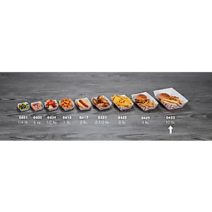 Southern Champion Tray 0433 #1000 Southland Paperboard Red Check Food Tray, 10 lb Capacity (Case of 250)