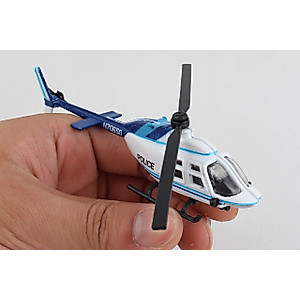 Daron Worldwide Trading Runway24 Police Bell 206 Jet Ranger