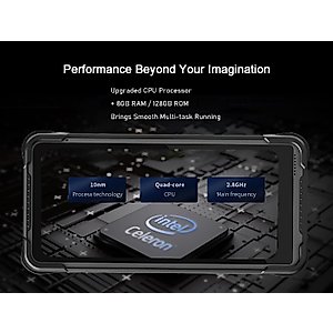 Vanquisher 6.5-inch Rugged PDA Windows 11 IOT Handheld Data Terminal with 1D & 2D Barcode Scanner (Honeywell N3680), 8GB RAM +128GB, for Enterprise Mobile Applications