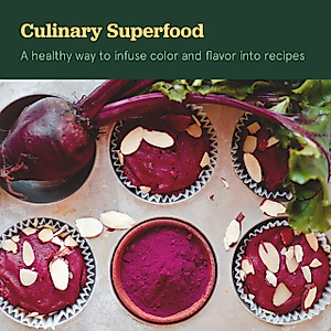 Sun Bay Foods Superfood Beetroot Powder with Fibers, Vitamins and Minerals - USDA Organic Non-GMO - 4 oz.