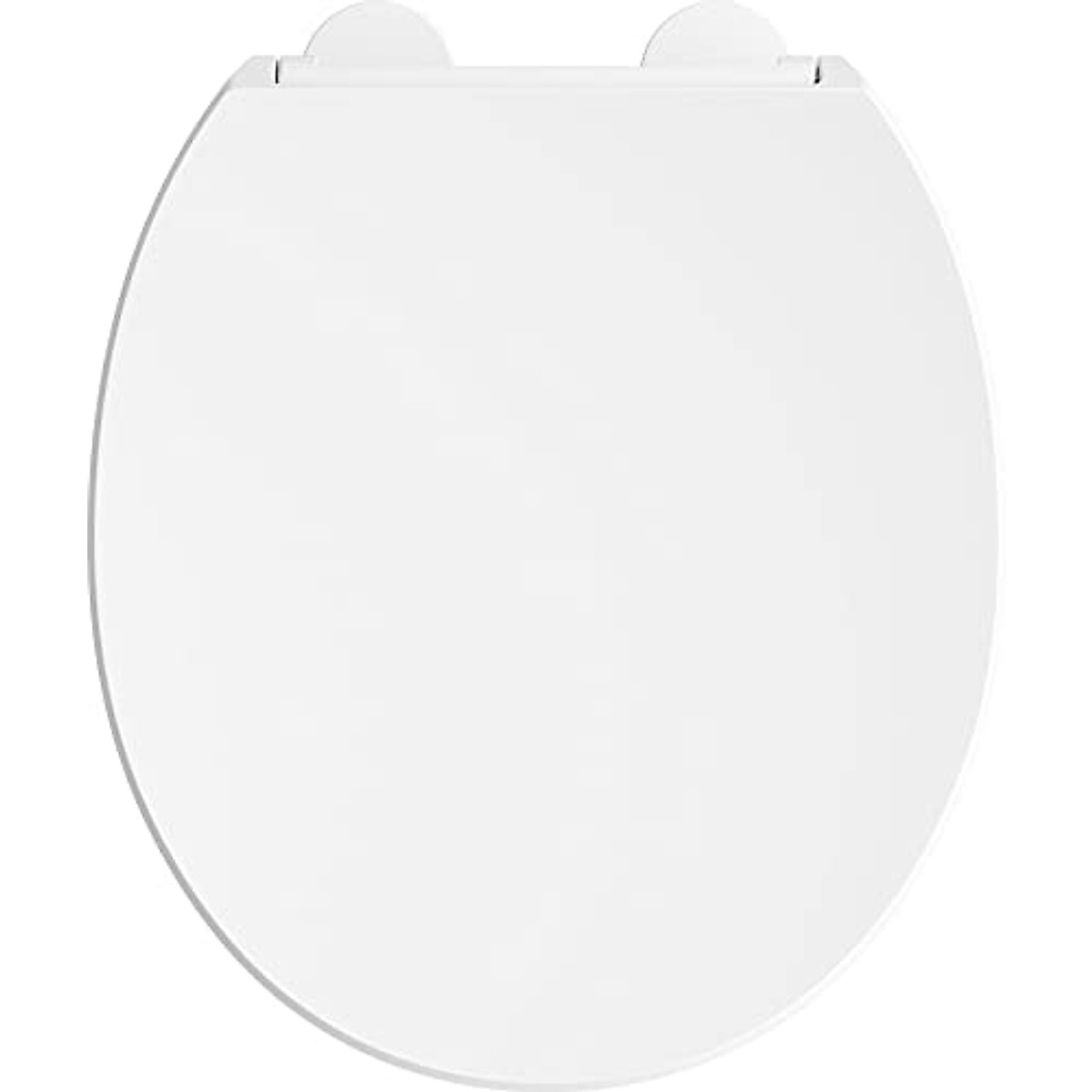 KOHLER Hyten Elevated Quiet-Close Round-Front Toilet Seat, White