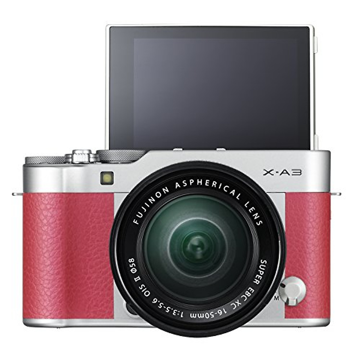 Fujifilm X-A3 Mirrorless Camera XC16-50mm F3.5-5.6 II Lens Kit - Pink