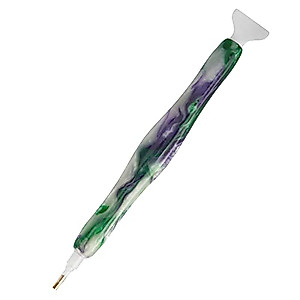 DIAMOND ART CLUB Premium Drill Pen, Comfortable Diamond Painting Pen, Diamond Art Accessories and Tools, 2 Pack, Carnival Delight and Royal Rhapsody Swirl
