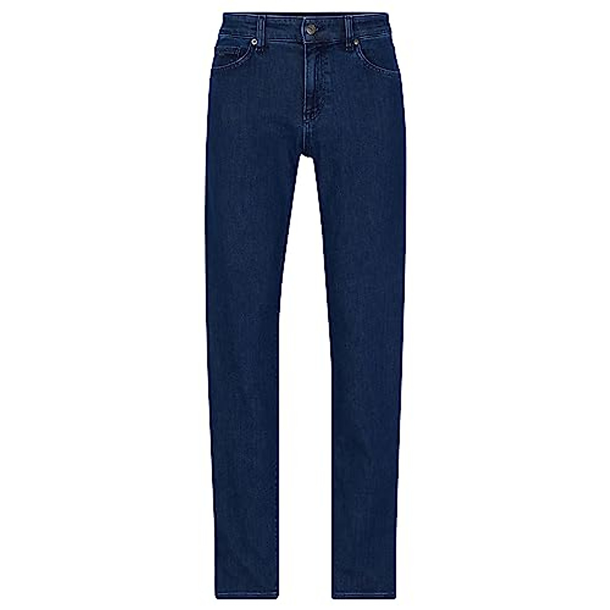 BOSS Men's Maine Regular Fit Stretch Denim Jeans, Bright Blue