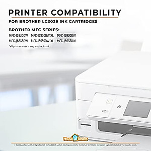 Houseoftoners Compatible Ink Cartridge Replacement for Brother LC3029 XXL LC 3029 for MFC-J5830DW MFC-J5930DW MFC-J6535DW MFC-J6935DW (3B/2C/2M/2Y, 9PK)