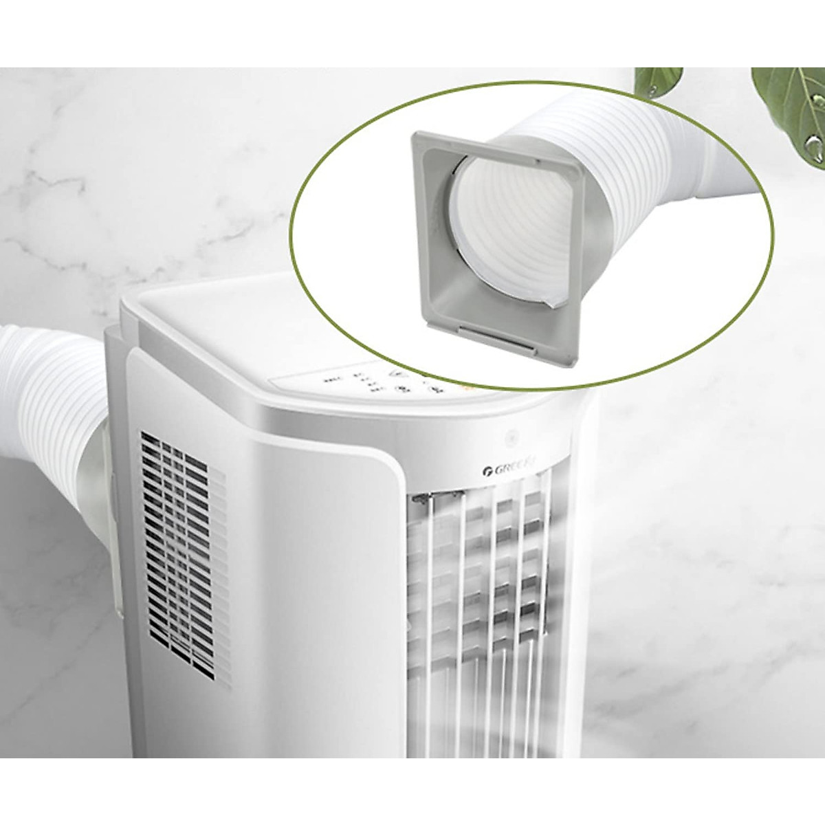 Air Conditioner Exhaust Hose Coupler Portable 5.9/6 Inch AC Unit Tube Connector Air Conditioning Accessories & Parts Window Adapter