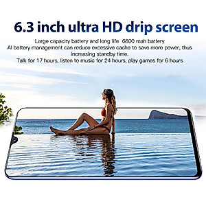 S22 Ultra 5G 6.3in Smartphone, 4GB 64GB MTK6889 10 Core Cell Phone with 8MP 16MP Camera, Unlocked Android Cell Phone for Android 12 100?240V Rose GoldX[US]