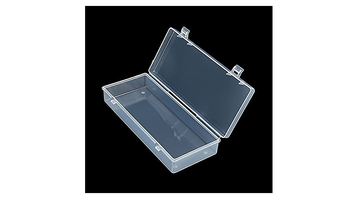 Mini Clear Plastic Organizer Boxes - 10 Pack for Craft & Storage