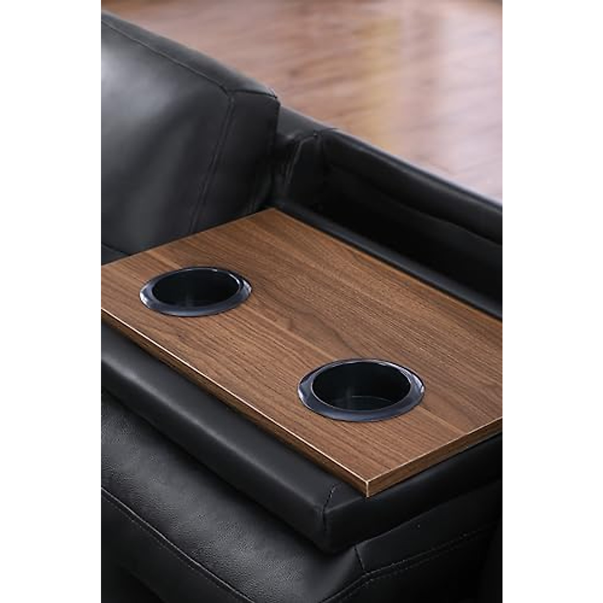 ERYE L Shaped Modular Sectional Sofa with Right Chaise,L-Shaped 5 Seaters Upholstered Corner Sofa&Couch W/2 Cup Holders and Storage Ottoman for Home Apartment Office Living Room