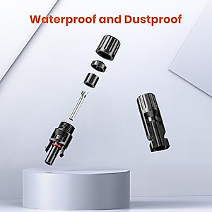 RICH SOLAR 10 Pairs Solar Connectors