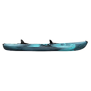 perception Kayaks Rambler 13.5 | Sit on Top Tandem Kayak | Recreational Kayak for Two | Storage with Tie Downs | 13' 6" | Dapper