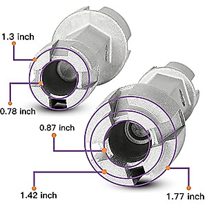 JTWKING Tub Drain Remover & Basin Wrench, Dual Ended Ratchet Wrench Use to Install and Remove Most Bath and Shower Drains and Closet Spuds Square Plastic Toilet Seat Nuts