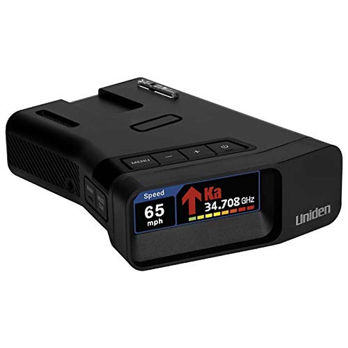 Uniden R7 EXTREME LONG RANGE Laser/Radar Detector, Built-in GPS w/ Real-Time Alerts, Dual-Antennas Front & Rear w/Directional Arrows, Voice Alerts, Red Light Camera and Speed Camera Alerts