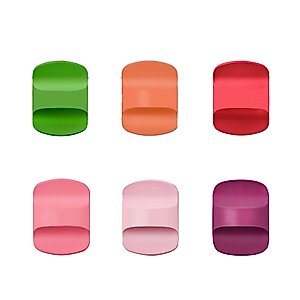 SOEOR Magslider 6 Pack Replacement for YETI Magnetic Lids (Pink Harbor, Ice Pink, Bimini Pink, Canopy Green, King Crab, High Desert Clay)