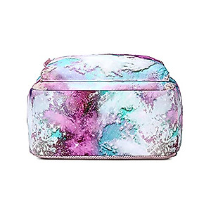 Abshoo Lightweight Galaxy School Backpacks for Teen Girls Backpack with Lunch Bag (A Galaxy)