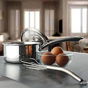 Chantal Stainless Steel 3.Clad Tri-Ply Cookware, 1 quart Sauce