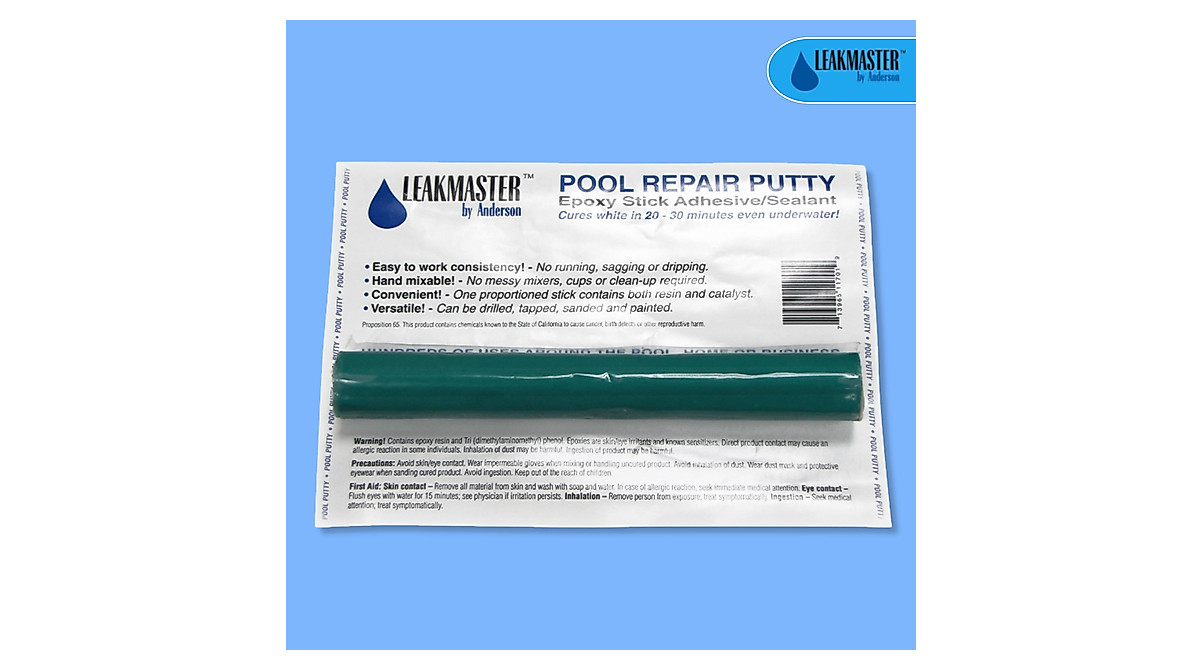 Leakmaster Pool Putty: Fast & Easy Underwater Repairs
