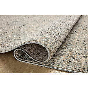 Loloi Angela Rose x Blake Collection BLA-01 Sky/Beige, Transitional 5'-3" x 7'-6" Area Rug