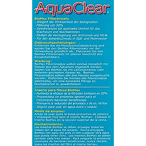 AquaClear 20 BioMax, Aquarium Filter Replacement Media, A1370A1