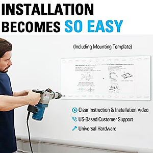 Mounting Dream UL Listed TV Wall Mount for Most 42-84 Inch LED LCD OLED TV,Full Motion TV Mount TV Bracket with Articulating Arms, Max VESA 600x400mm, Up to 100LBS, Fits 16", 18", 24" Studs