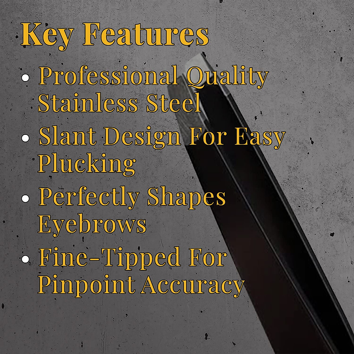 Pete & Pedro Slant Tip Tweezers – Stainless Steel Slanted Precision For Men & Women | Pluck Eyebrows, Lashes, Unibrows, Nose/Ear Hair, Ingrowns, & Splinters Removal | As Seen on Shark Tank