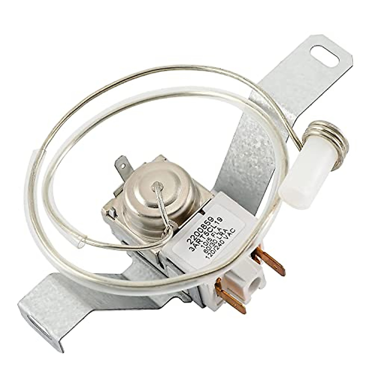 2200859 Refrigerator Thermostat Control Compatible with Top Brands Replaces with WP2200859, 2200830, 2200859, 2210378, 2210379, AP6006464 and WP2200859VP
