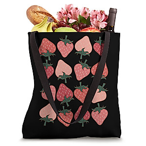 Strawberry Pattern Fruitarian Berry Strawberries Fruit Lover Tote Bag