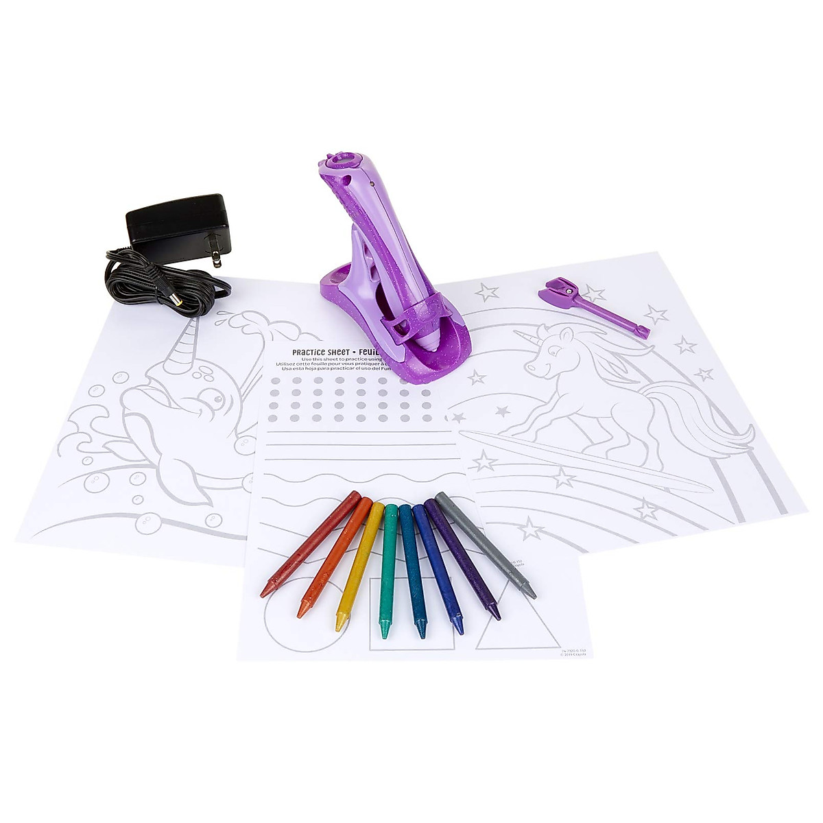 Crayola Crayon Melter Glitter, Crayon Melting Art, Gift for Kids, Ages 8, 9, 10, 11, Multi