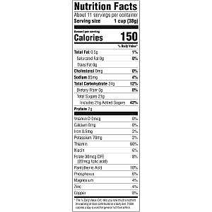 Golden Crisp Breakfast Cereal, Sweetened Puffed Wheat Cereal, 14.75 Ounce (Pack of 12)