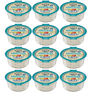 Ken's Steakhouse Salad Dressing Cups, 1.5oz Cups, Pack of 12 (Buttermilk Ranch) with Bay Area Marketplace Napkins