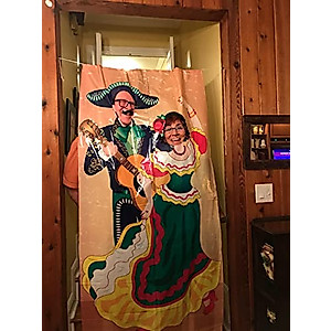 Fiesta Couple Photo Booth Door Banner for Cinco de Mayo - 6 feet tall - Party Decor | Fiesta |