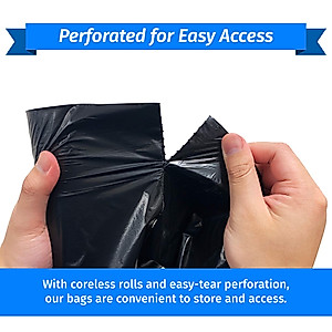 Reli. SuperValue 65 Gallon Trash Bags | 60 Count | Made in USA | Heavy Duty | Black Multi-Use Garbage Bags