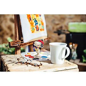 Enesco Jim Shore Peanuts Mini Snoopy Artist Figurine 3.2 Inch Multicolor