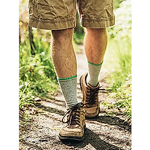 Insect Shield Sport Crew Sock, Stretchy and Comfortable Crew Socks with Padding and Tick Protection