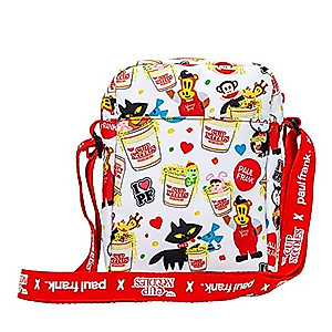 Nissin Cup Noodles Crossbody, White, One Size