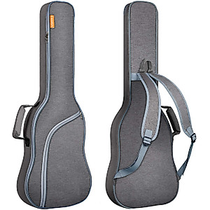 CAHAYA Electric Guitar Bag Padded Electric Guitar Gig Bag Case 0.35in Padding Dual Adjustable Shoulder Strap Electric Guitar Case CY0175