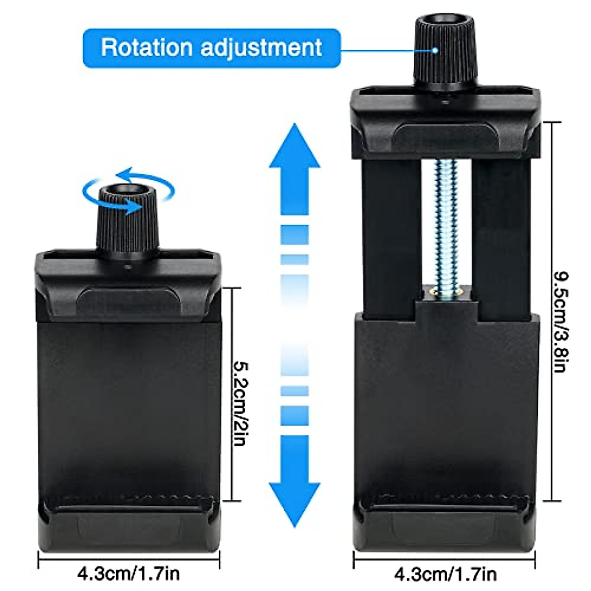 Camola Phone Head Mount, Head Mount Phone Holder, Outdoor Live Shooting Brachet Head Mount for iPhone/ Samsung/ Sony Action Camera
