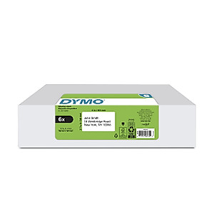 DYMO Authentic LW Large Shipping Labels, DYMO Labels for LabelWriter Label Printers, 2-5/16" x 4, Print Up to 6-Line Addresses, 6 rolls of 300 (1800 Total)