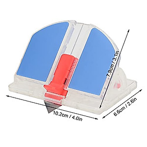 Small Paper Cutter, Adjustable Paper Cutter Plastic Double Ended Blade Wide Applicability 90° Straight Knife Mode 45° Bevel Cutter Mode for Corrugated Board