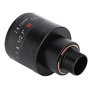 2.8-12mm CCTV Camera Lens, 1/2.7 3MP 2.8-12mm HD Manual Zoom Mount CCTV Board Lens for Security Camera