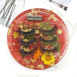 Lerpwige Box Resin Molds, False Eyelashes Display Tray Holder for Case Silicone Epoxy Mould Resin Casting