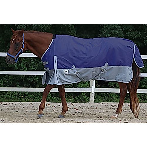 Rugged Ride 1200 Denier Waterproof Turnout Sheet - with Grey Skirt
